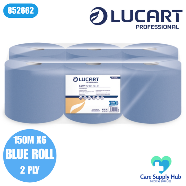 Lucart Blue Roll 150m x 6 rolls – Pharmacy Supply Hub